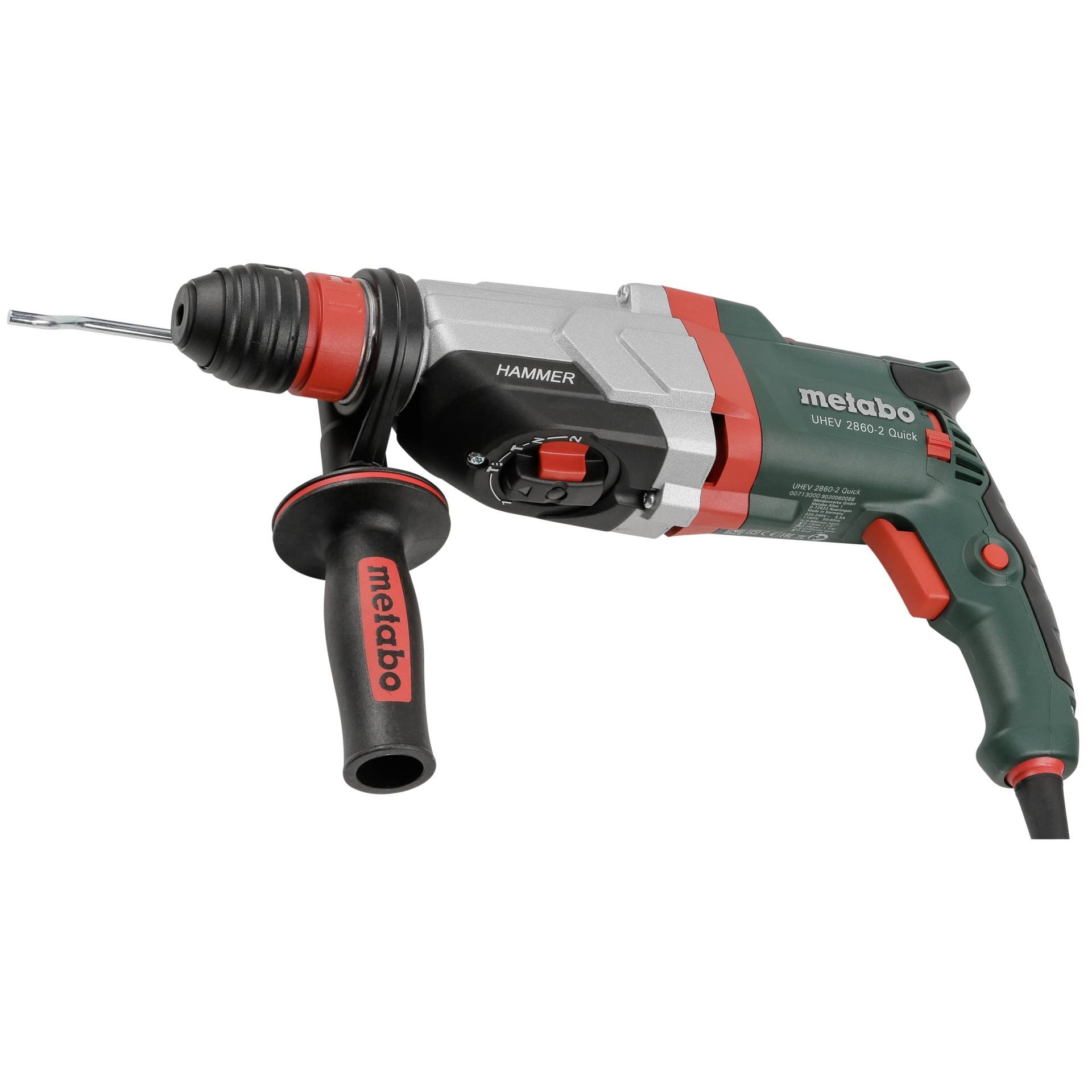 Sotel.de | Metabo UHEV 2860-2 Quick SDS-Plus-Bohrhammer, Meißelhammer, Kombihammer 1100W inkl ...