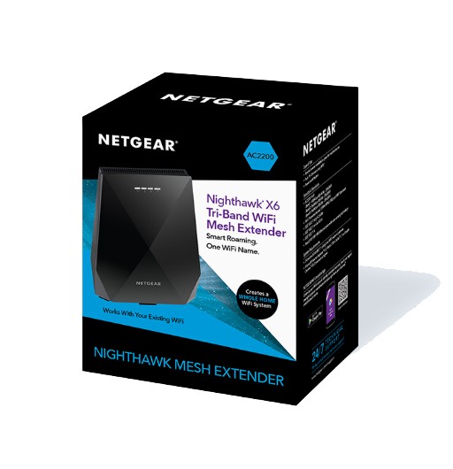 Sotel | NETGEAR Nighthawk X6 Network transmitter Black 10, 100, 1000 Mbit/s