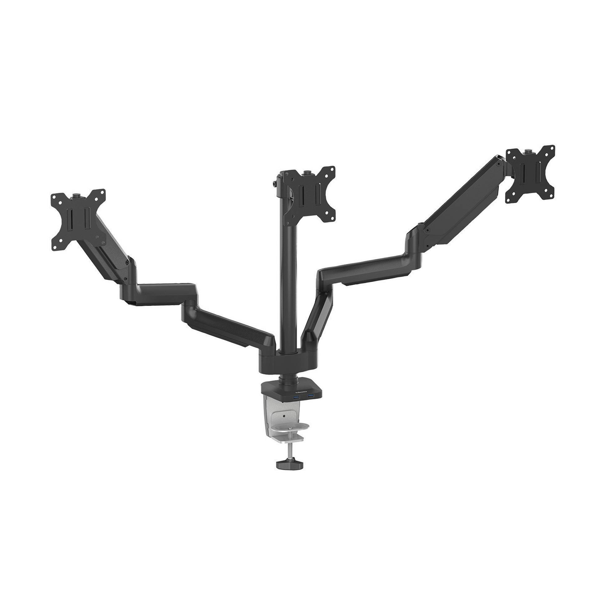 Sotel | Fellowes Platinum Series Triple Monitor Arm - Monitor Mount for ...