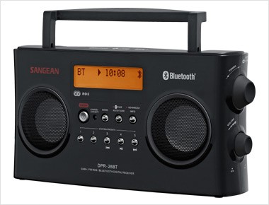 Sotel.de | Sangean DPR-26 BT Kofferradio DAB+, UKW AUX, Bluetooth® Akku ...
