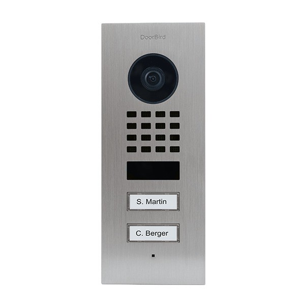 Sotel | DoorBird D1102V video intercom system Black, Stainless steel