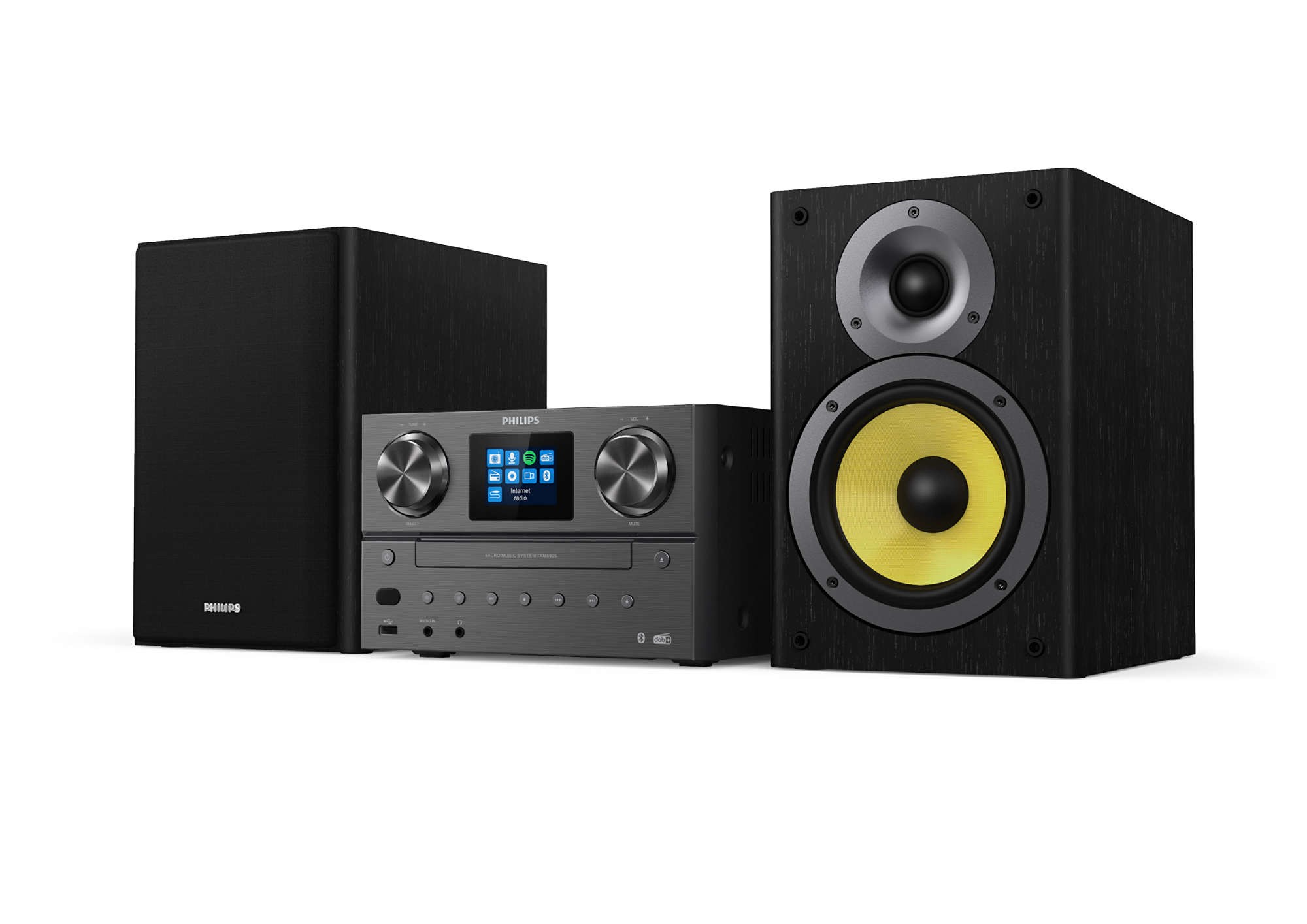 Sotel | Philips TAM8905 Music System with Internet Radio, DAB+ ...