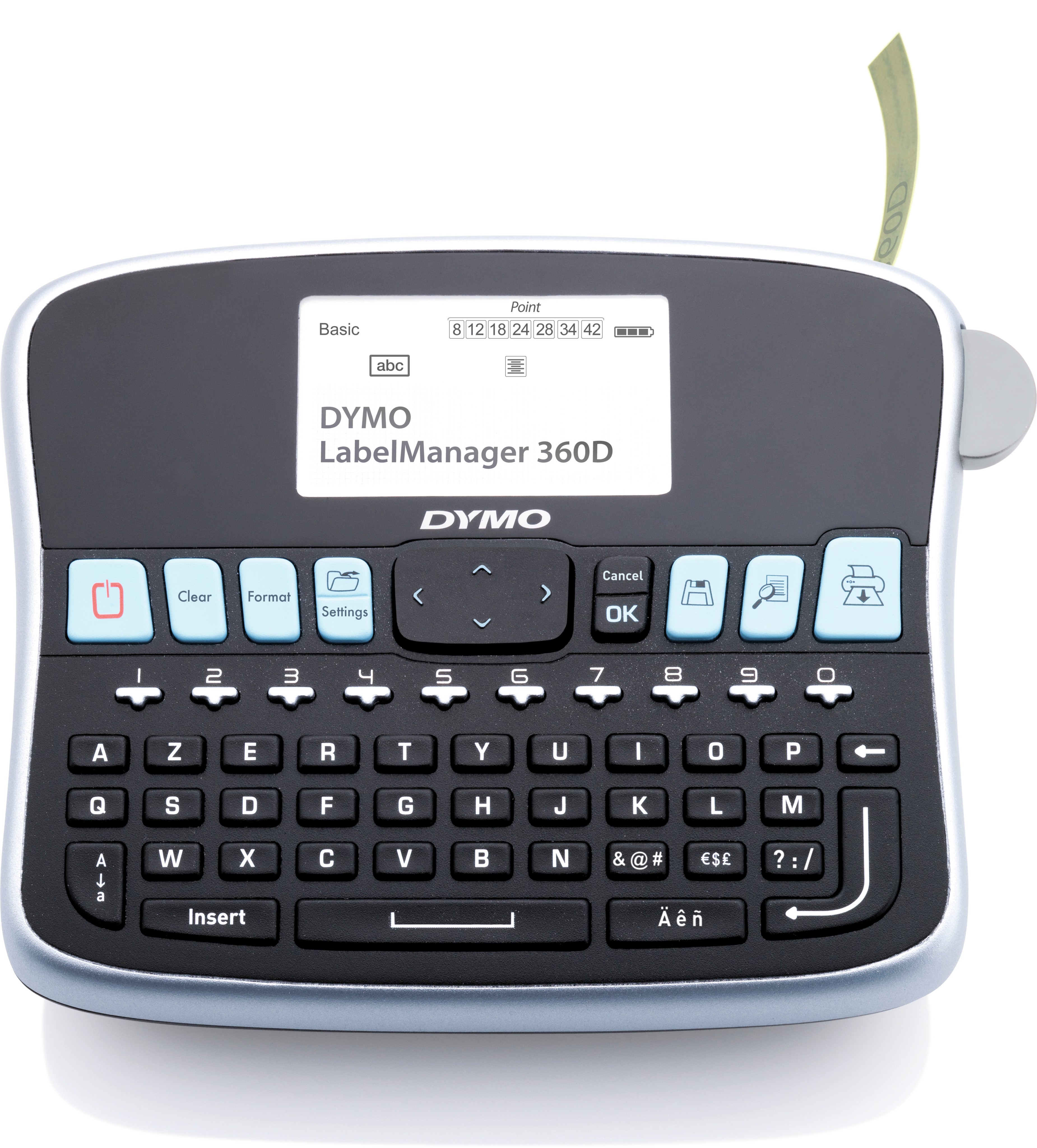 Sotel.de | DYMO LabelManager 360D 6/9/12/19 mm D1-Bänder AZERTY