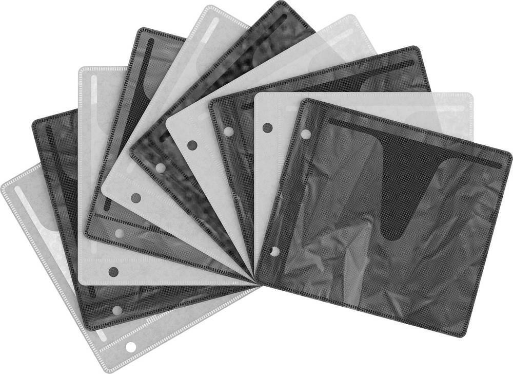 Sotel | Elevar 10teilig CD/DVD Ordner-Hülle 2 CDs/DVDs/Blu-rays plastic ...