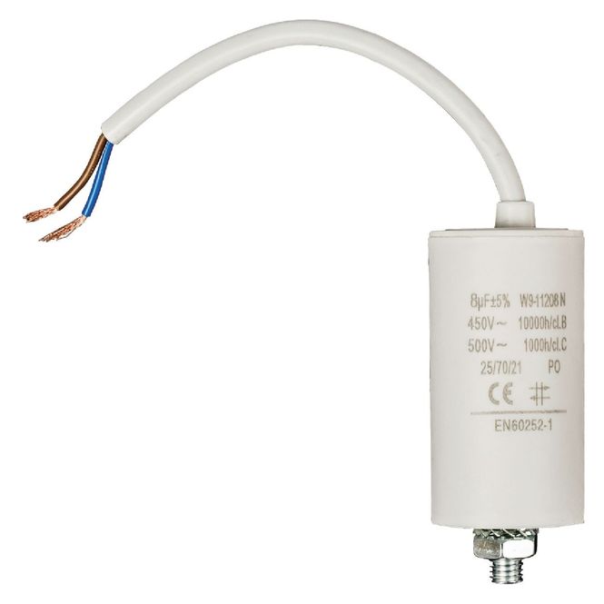 Sotel | starting capacitor operating capacitor 8uF 8µF with cable ...