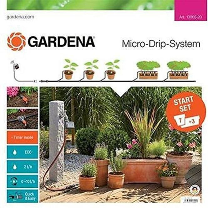 Sotel | Gardena Start Set Flower Pots M automatic (13002); Micro-Drip ...