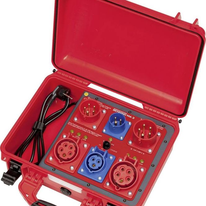 Sotel.de | Benning MA 3 Messadapter CEE-Kupplung 16A 3polig, CEE ...