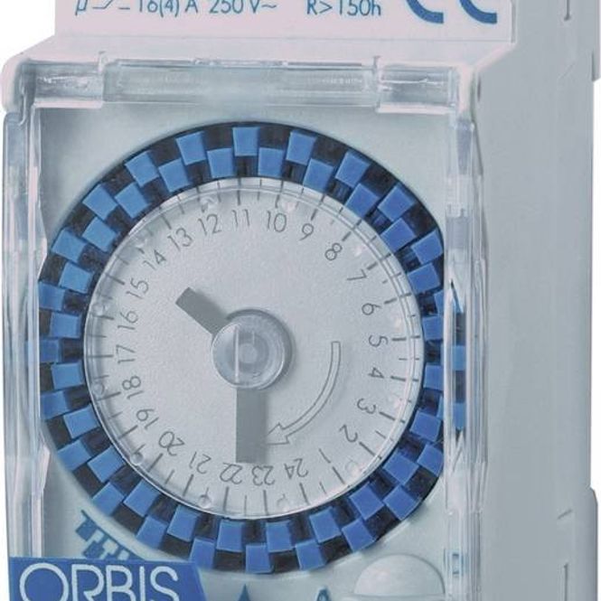 Sotel | ORBIS Zeitschalttechnik DUO D 230V Hutschienen-Zeitschaltuhr analog 230 V/AC