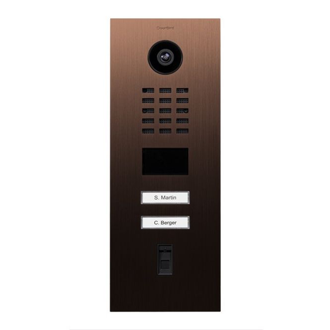 Sotel | DoorBird D2102FV video intercom system Bronze, Stainless steel