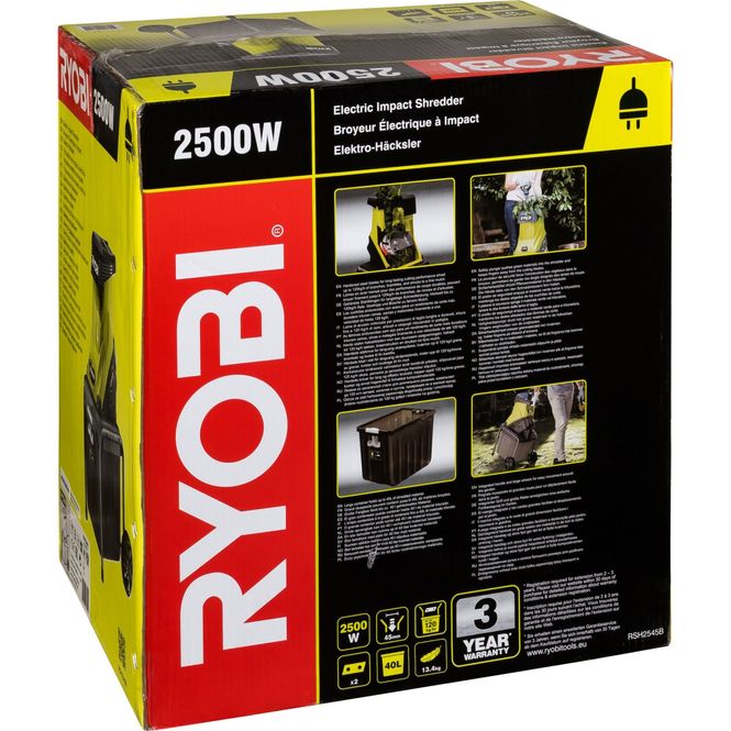 Sotel | Ryobi RSH2545B garden shredder 2500 W 40 L Blade
